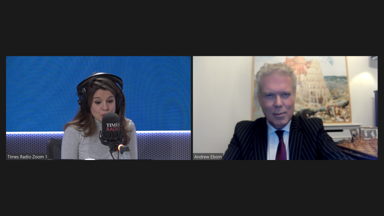 Andrew Eborn on Times Radio early breakfast with Rosie Wright – Octopus TV